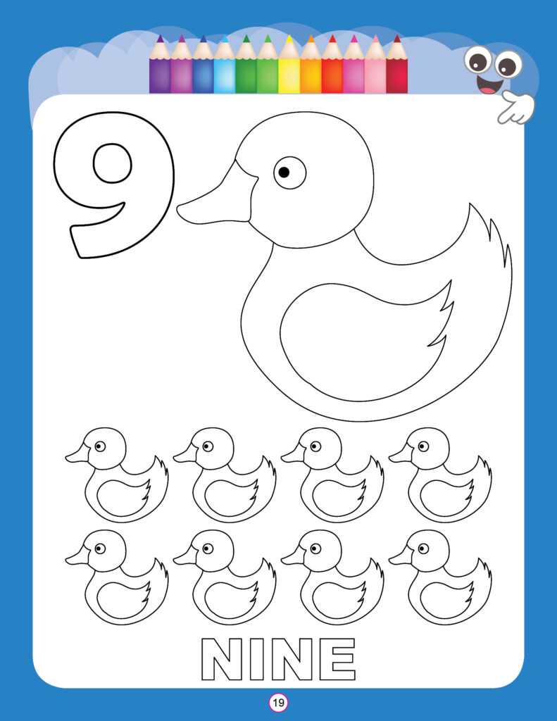 Numbers Colouring Book - My Activity