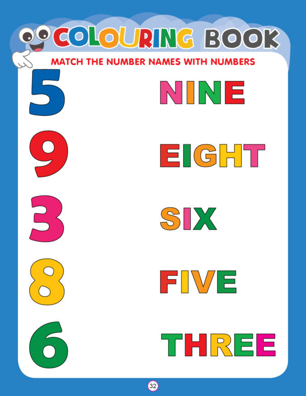 Numbers Colouring Book - My Activity