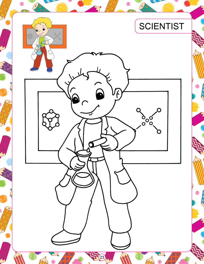 Happy Workers Colouring Book - My Activity