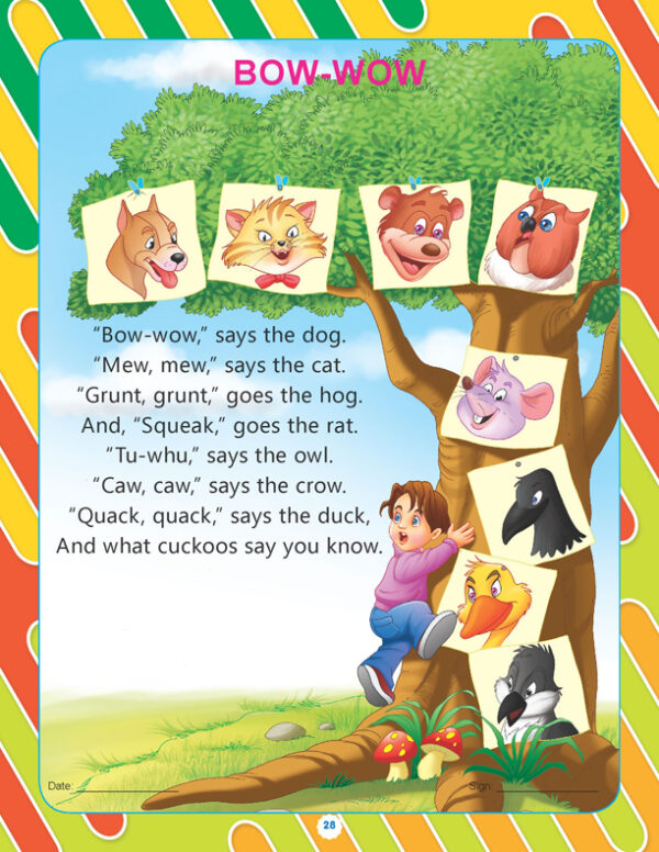 Rhymes & Story Book - In English - Pre Nursery Books