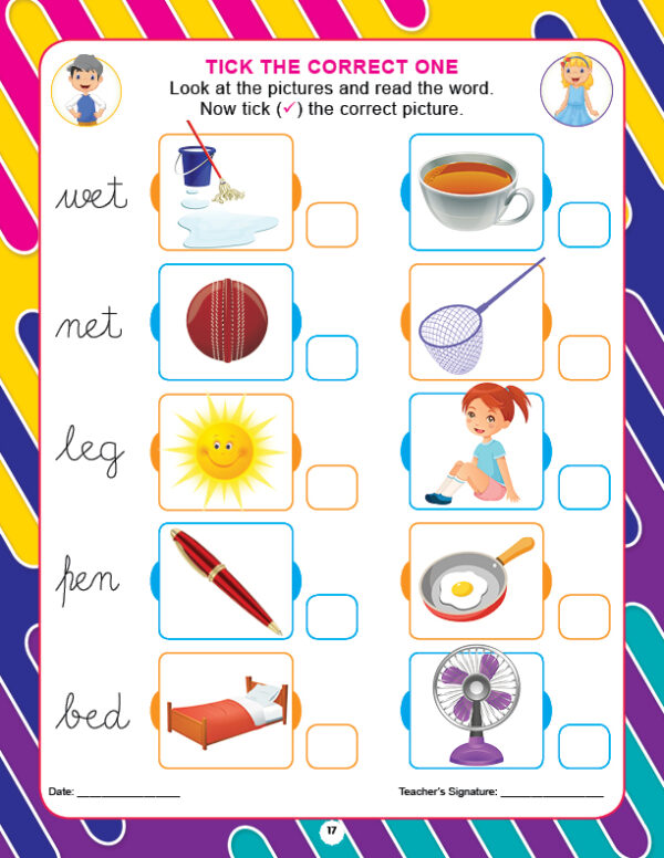 English Assignment - Kindergarten Books