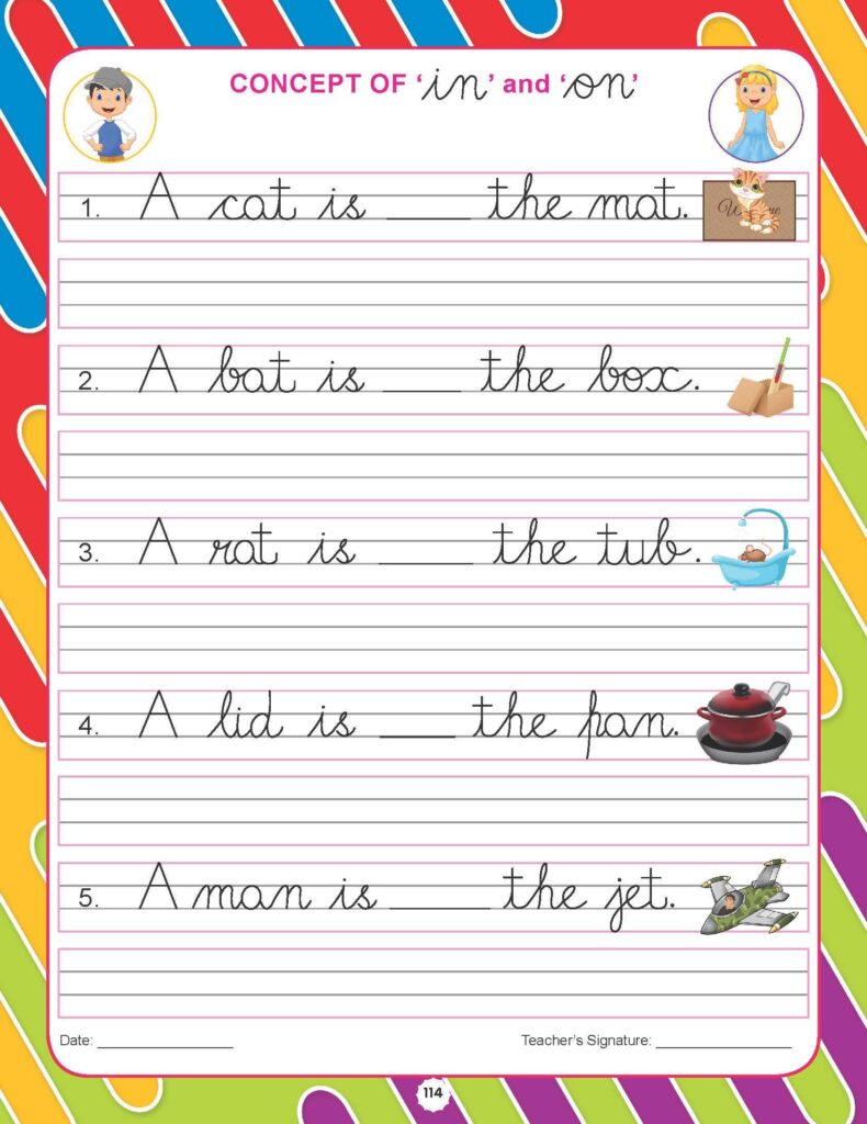 English Work Book - Kindergarten Books
