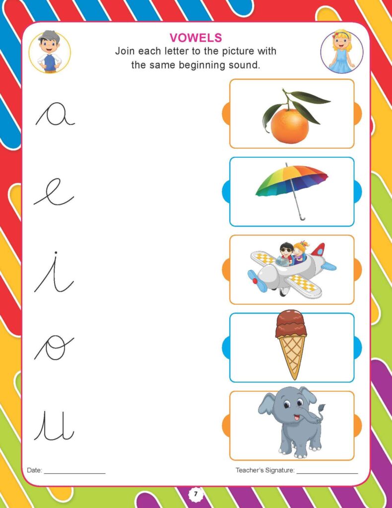 English Work Book - Kindergarten Books
