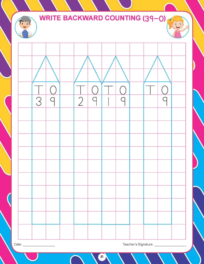 Maths Assignment - Kindergarten Books