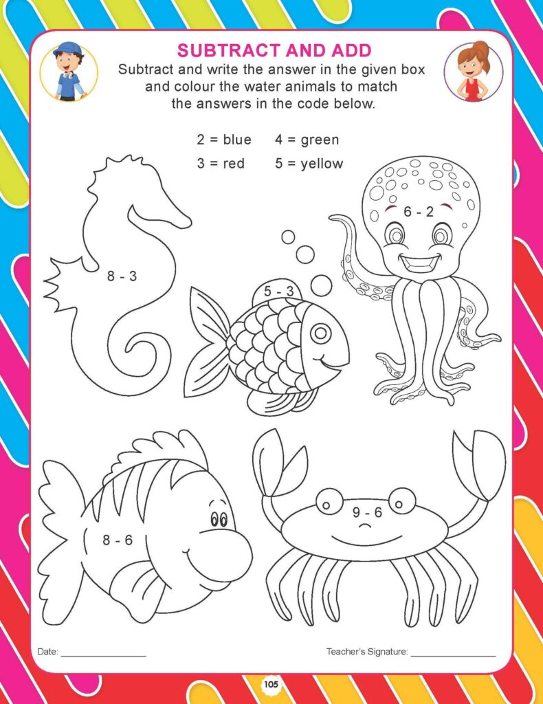 Maths Work Book - Kindergarten Books