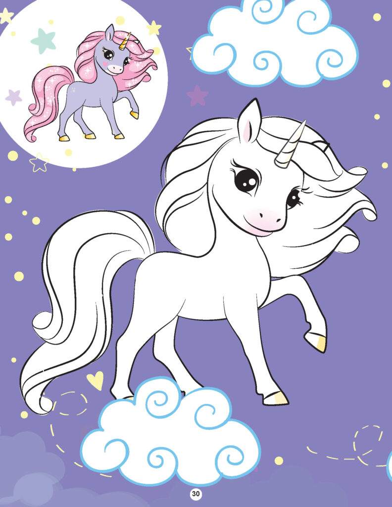 My Magical Unicorn Copy Colour Book