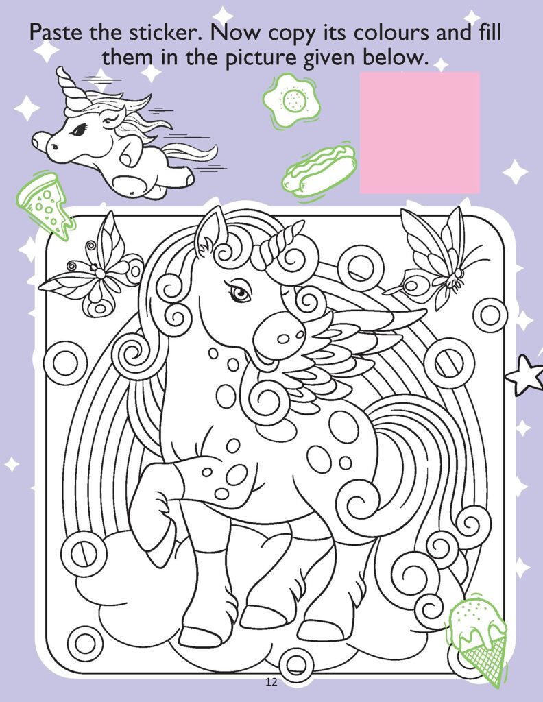 My Magical Unicorn Sticker and Activity Book