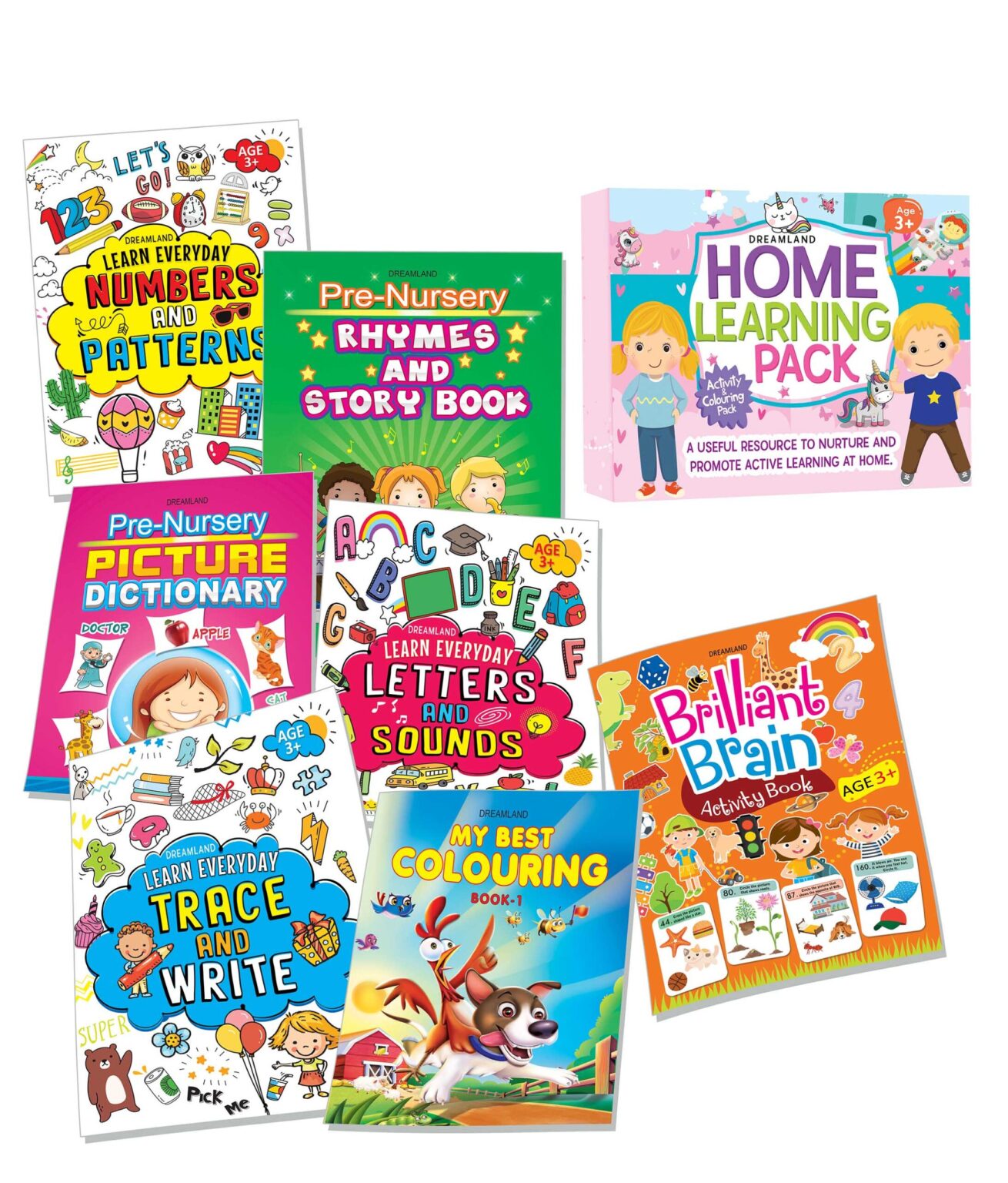 Home Learning Books Pack - Age 3+