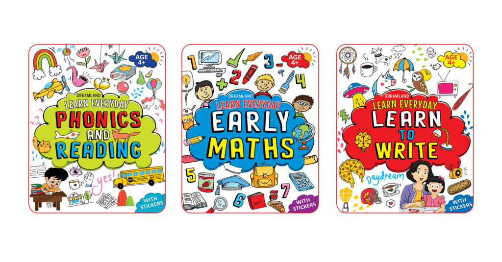 Learn Everyday - 3 Books Pack Age 4+