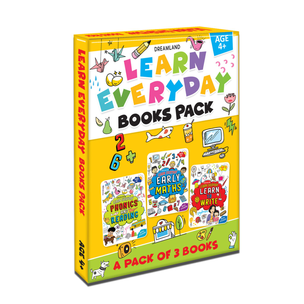 Learn Everyday - 3 Books Pack Age 4+