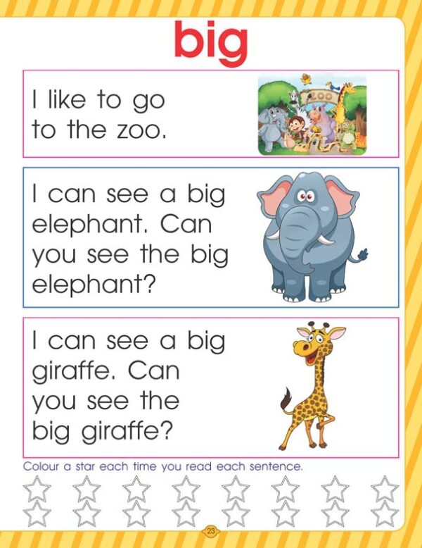 Very First Sight Words Sentences Level 1