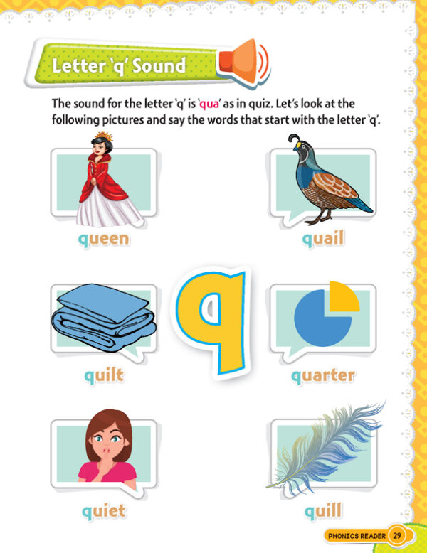 Alphabet Sounds, A to Z - Phonics Reader - Part 1