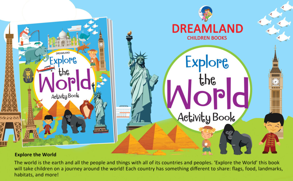 Explore the World Activity Book with Stickers and 3D Models