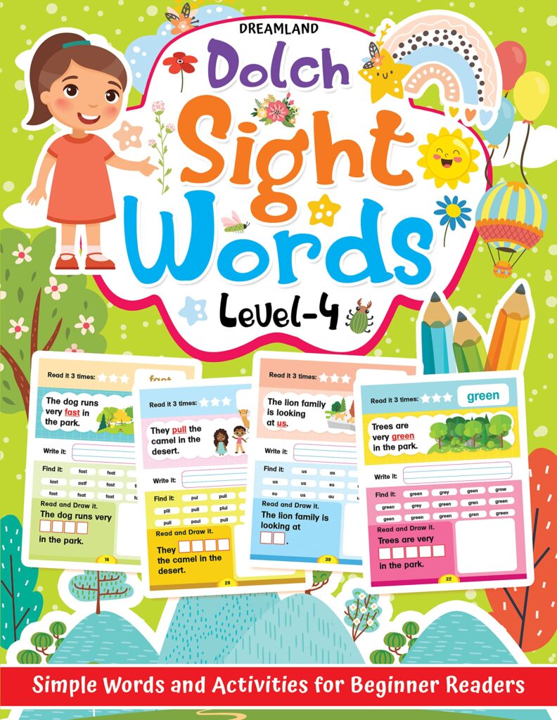 Dolch Sight Words - 4 Books Pack