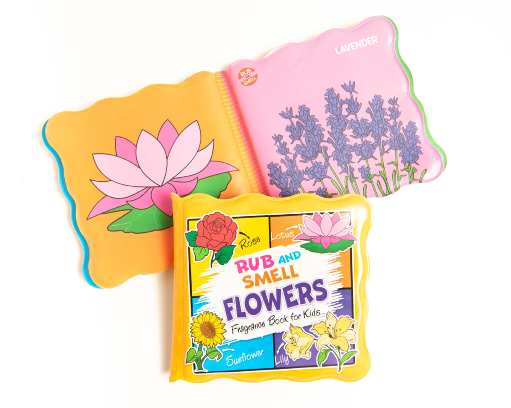 Flowers - Rub and Smell - Fragrance Book for Kids