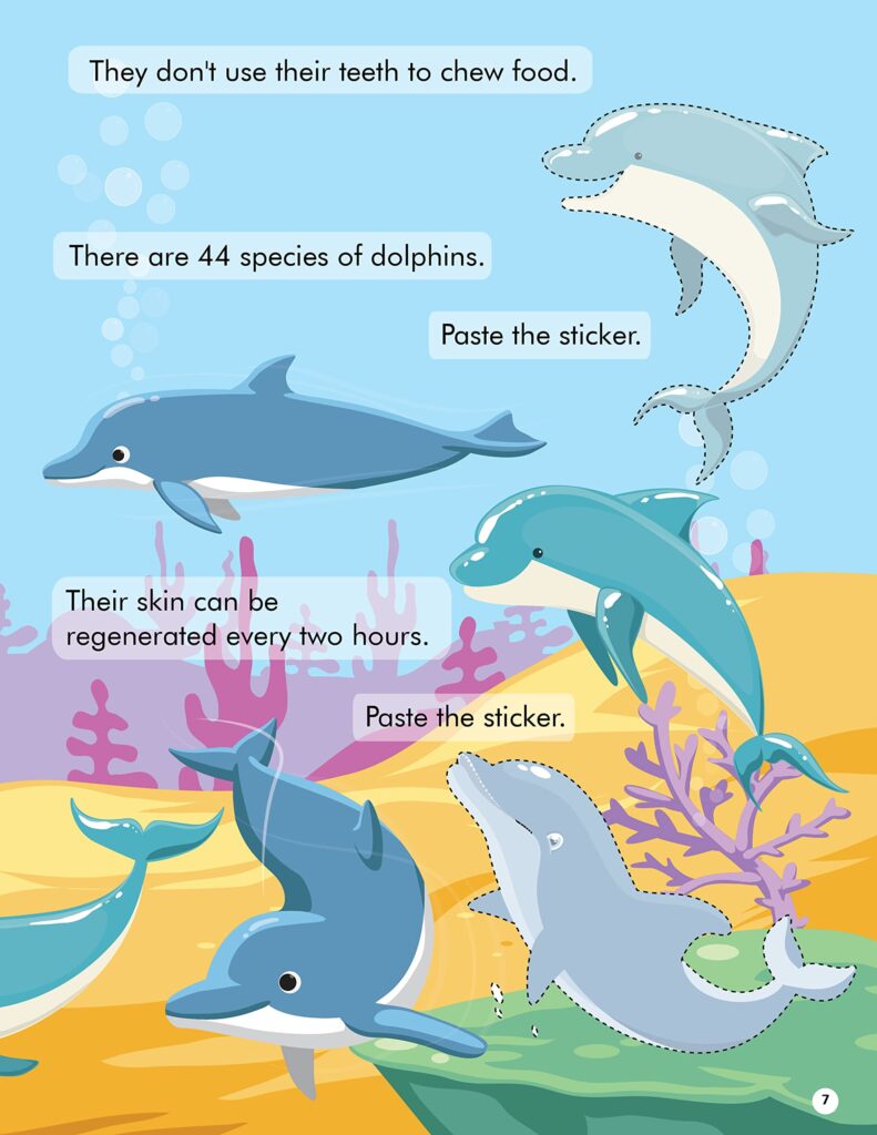 Explore the Sea Activity Book with Stickers and 3D Models