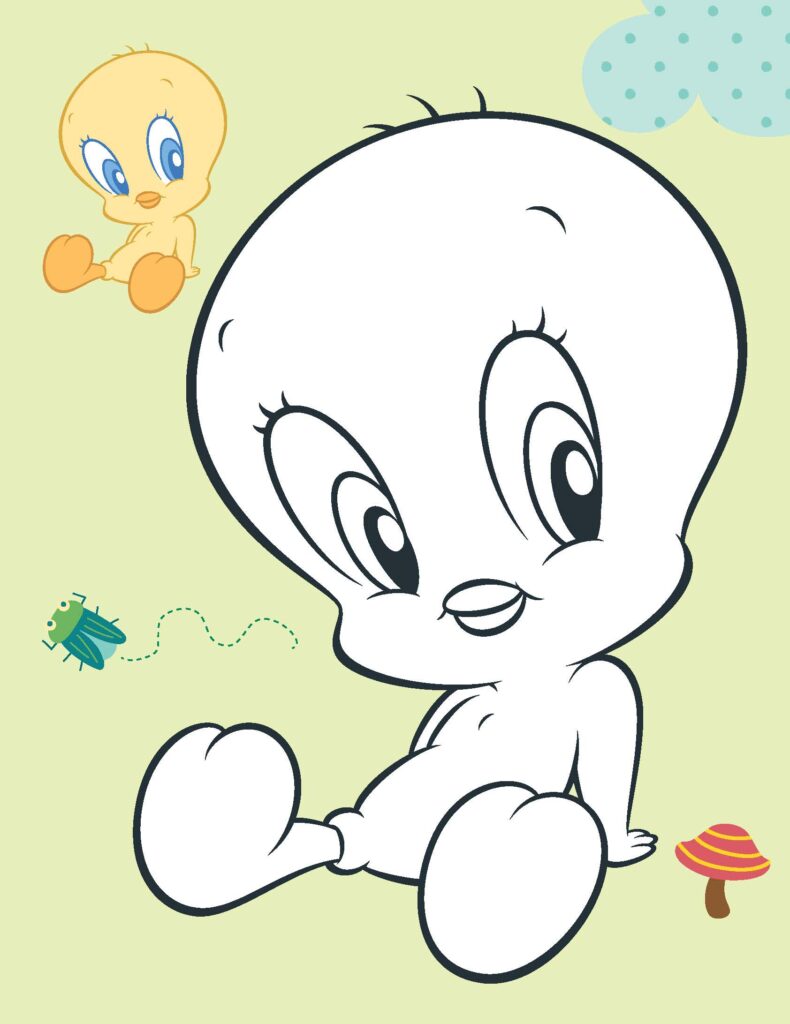 Looney Tunes Copy Colouring Book
