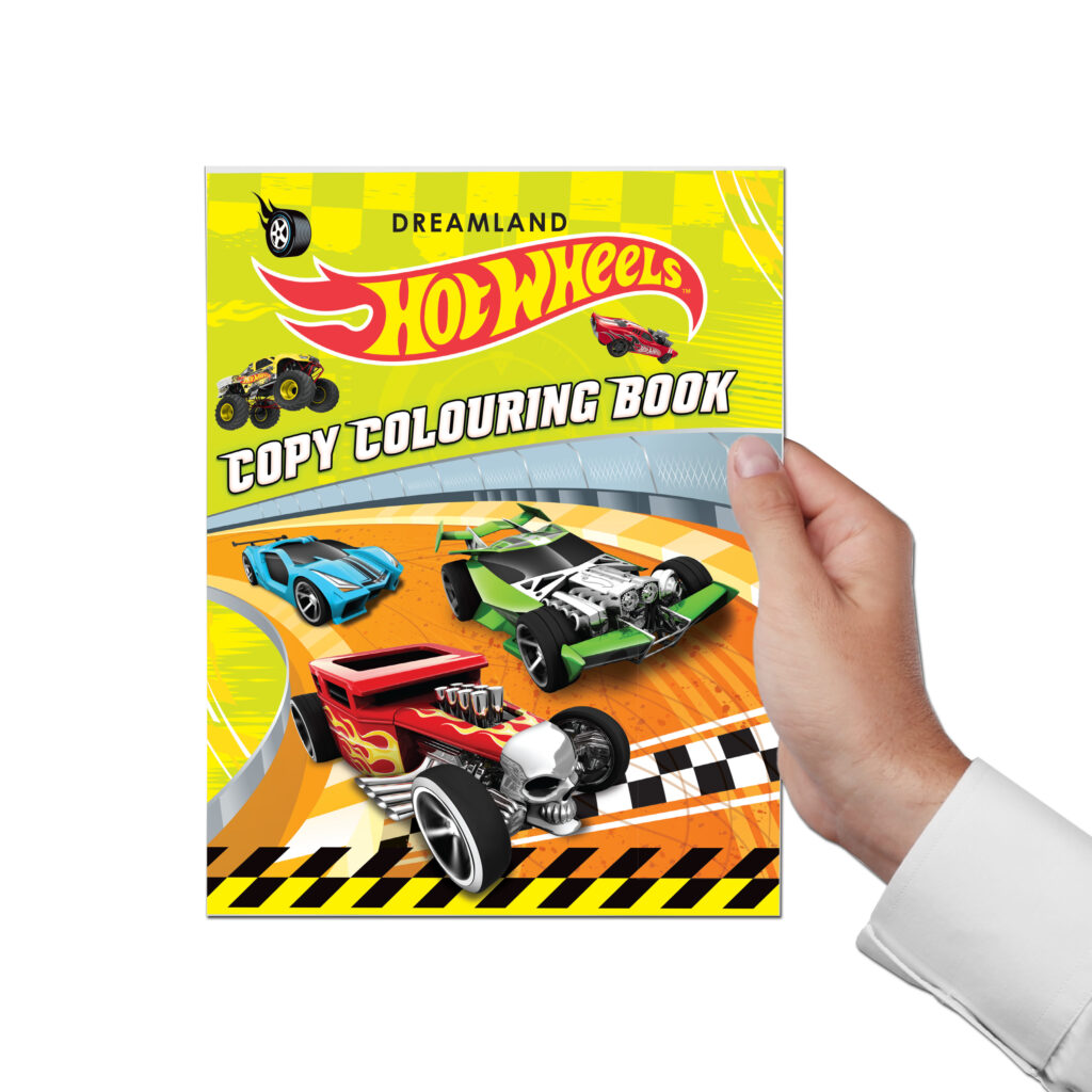 Hot Wheels Colouring and Activity - 4 Books Pack