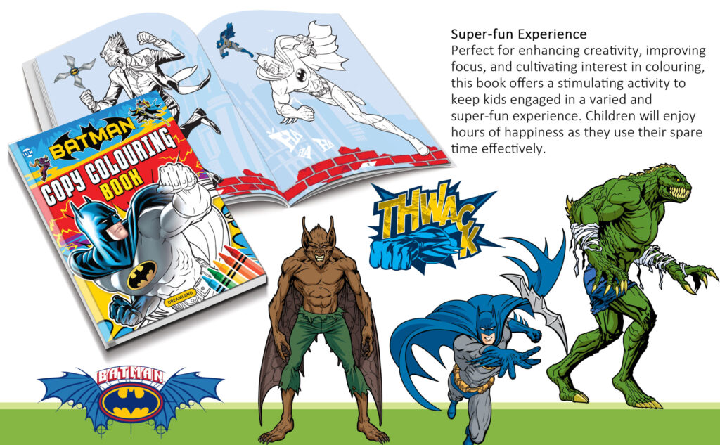 Batman Copy Colouring Book