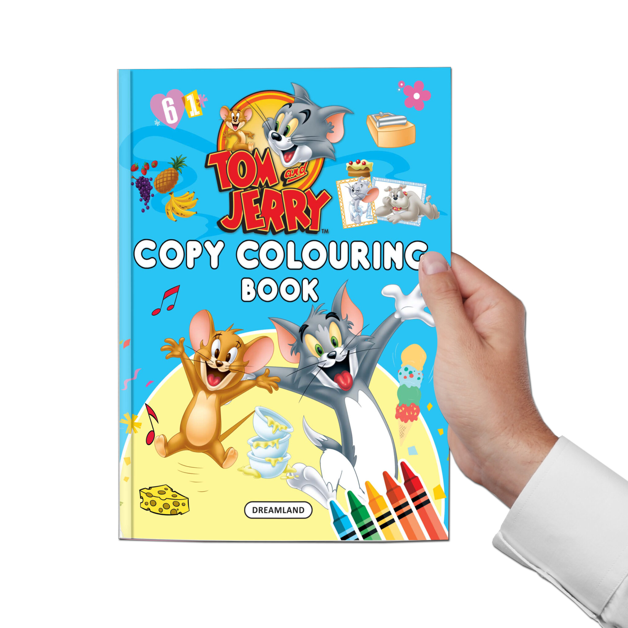 Tom and Jerry Copy Colouring and Activity - 3 Books Pack