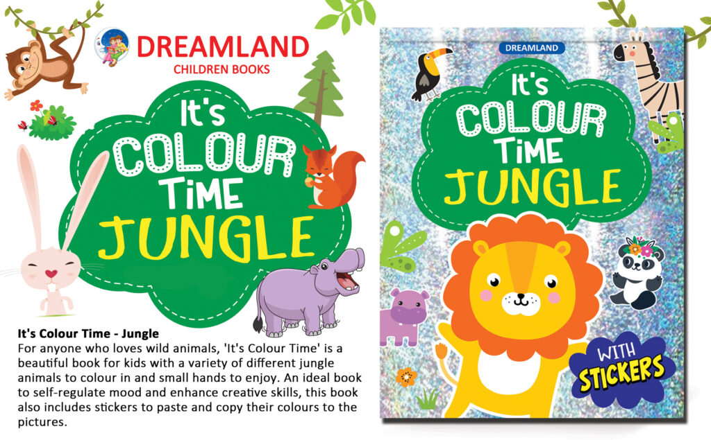 Jungle - It's Colour time with Stickers