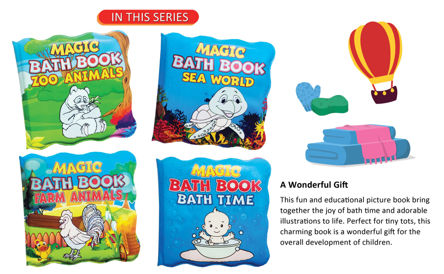 Bath Time - Magic Bath Book