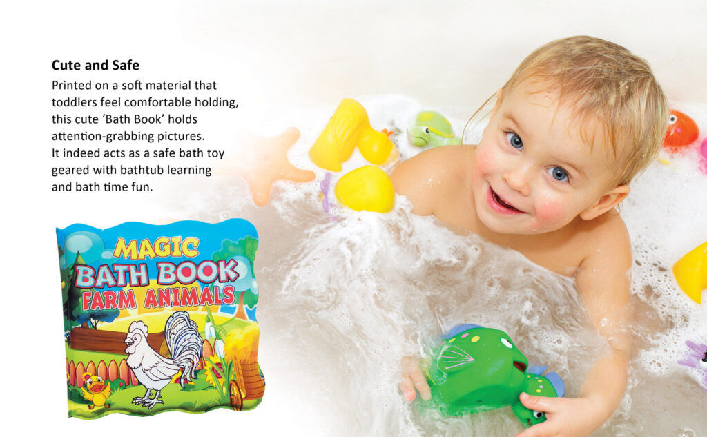 Farm Animals - Magic Bath Book