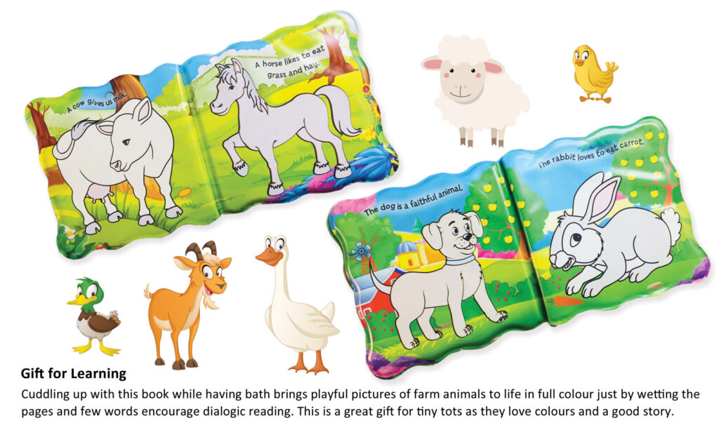 Farm Animals - Magic Bath Book