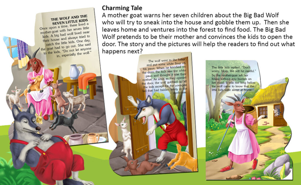 The Wolf and the Seven Little Kids - Wonderful Story Board Book