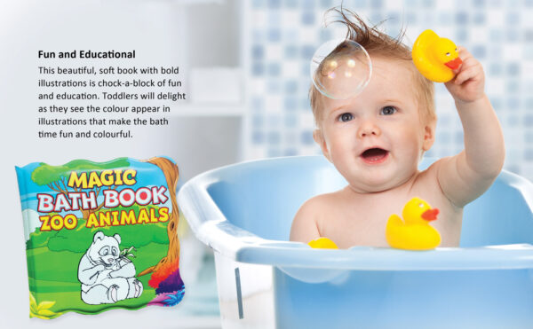 Zoo Animals - Magic Bath Book