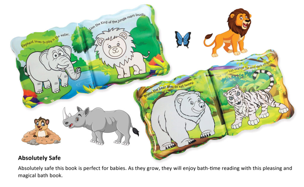 Zoo Animals - Magic Bath Book