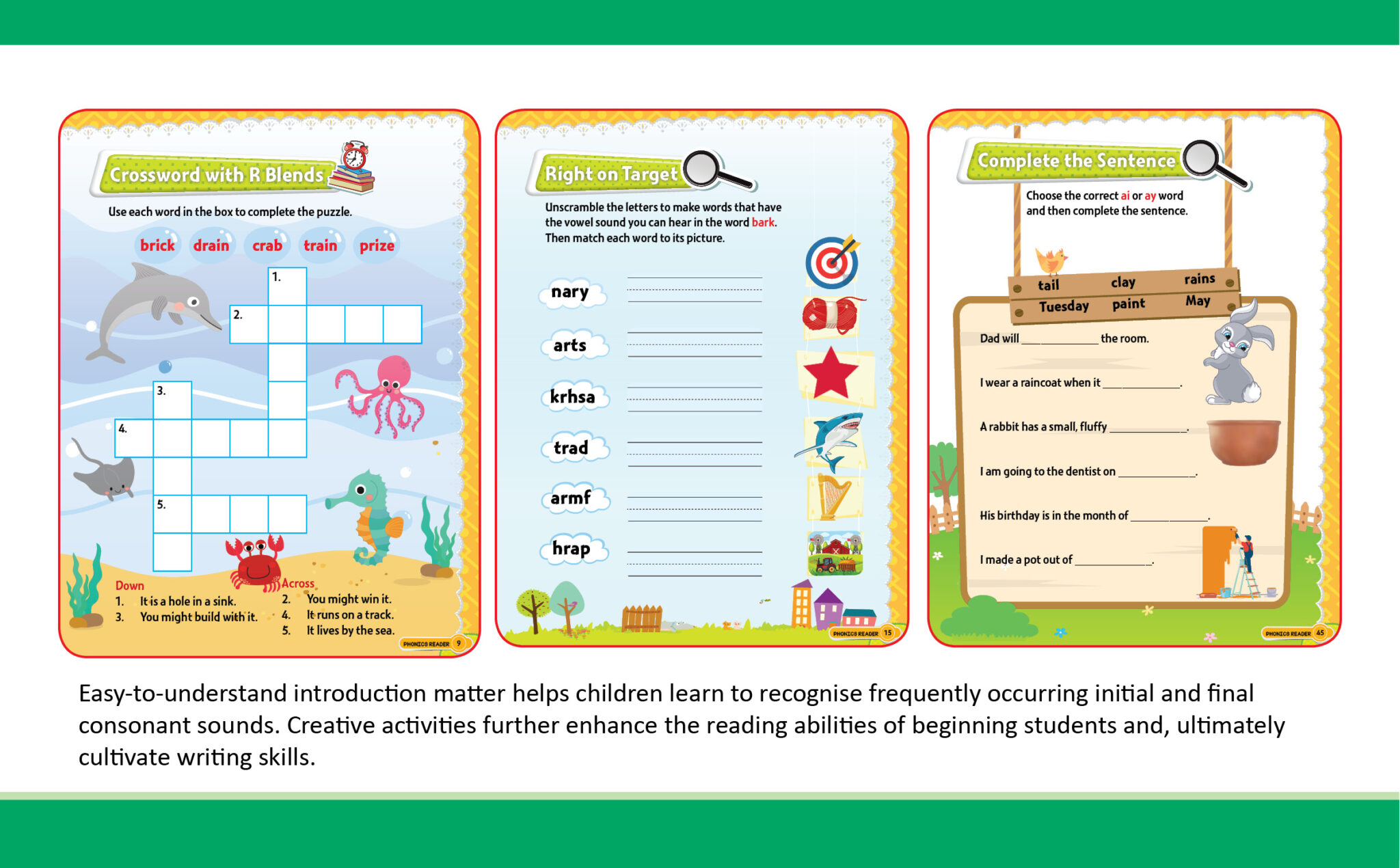 Blends and Combination Sounds - Phonics Reader - Part 4