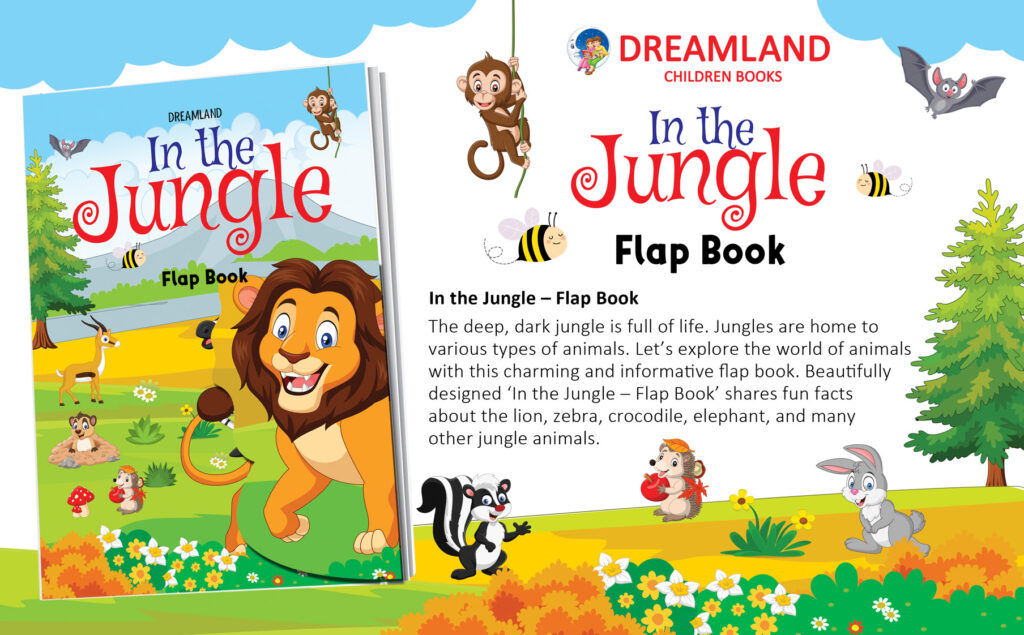In the Jungle - Flap Book