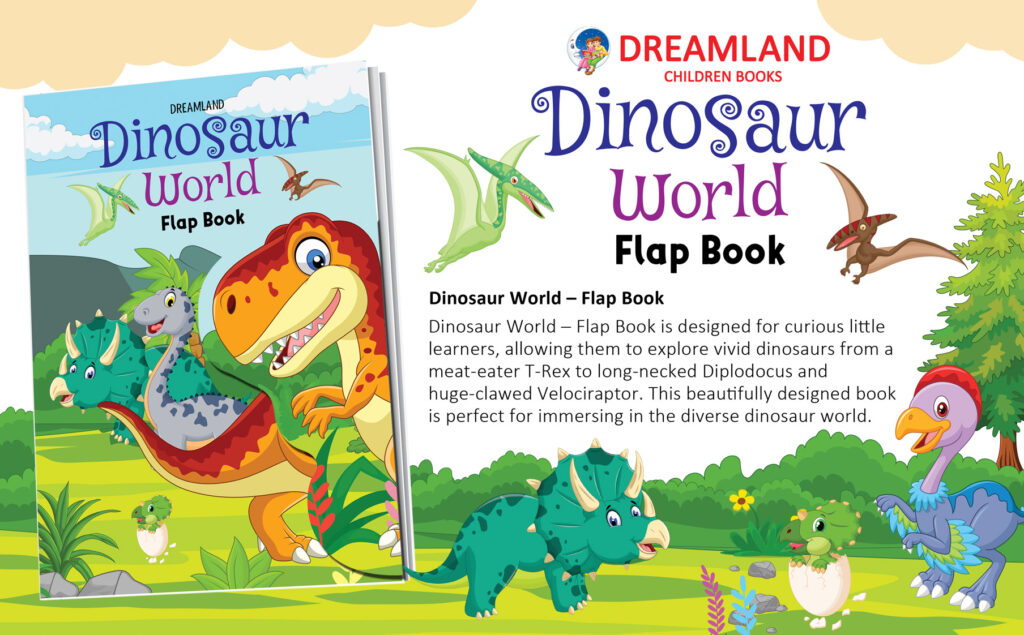 Dinosaur World - Flap Book