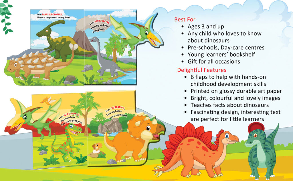 Dinosaur World - Flap Book