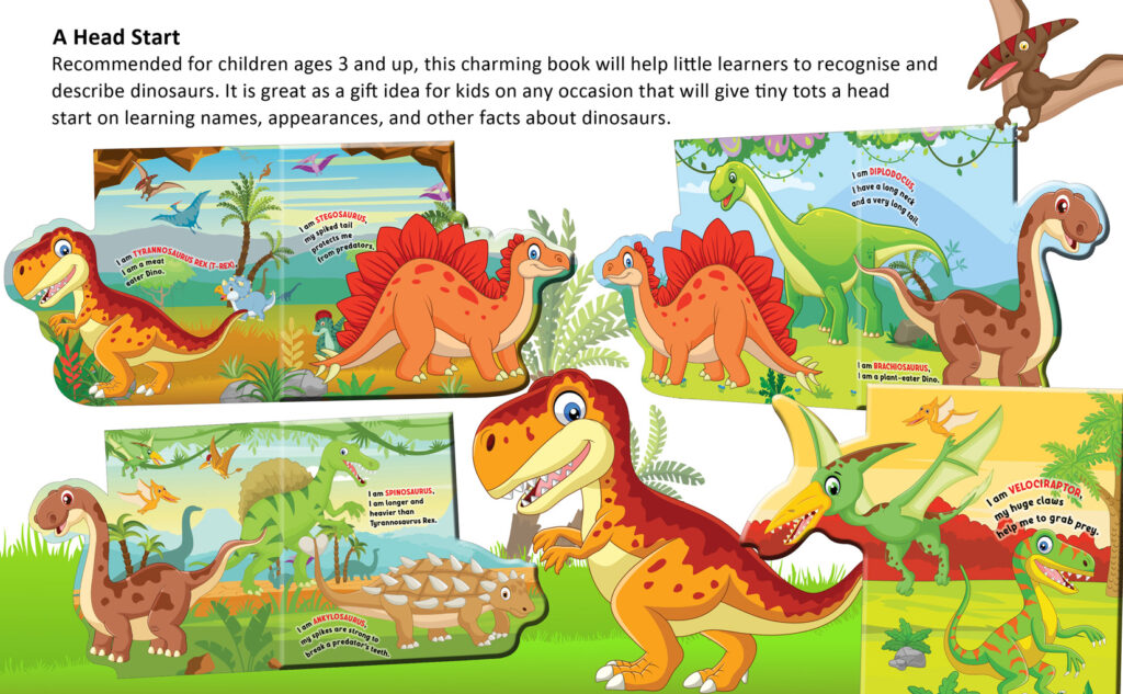 Dinosaur World - Flap Book