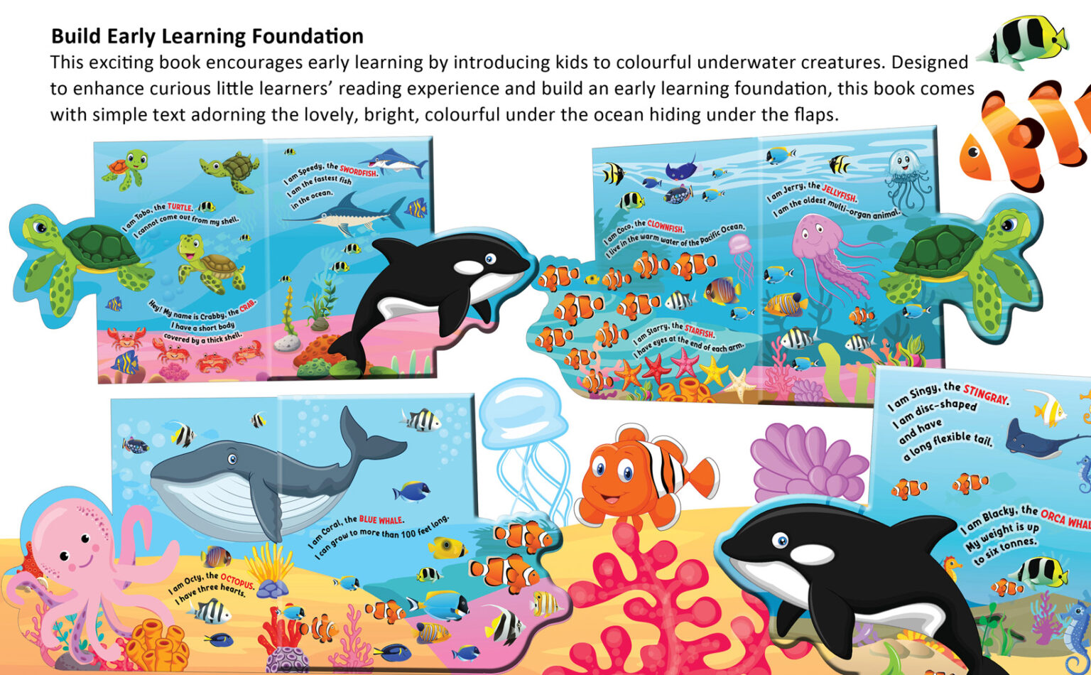 Under the Ocean - Flap Book
