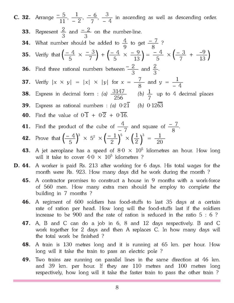 Graded Mathematics - Part 8