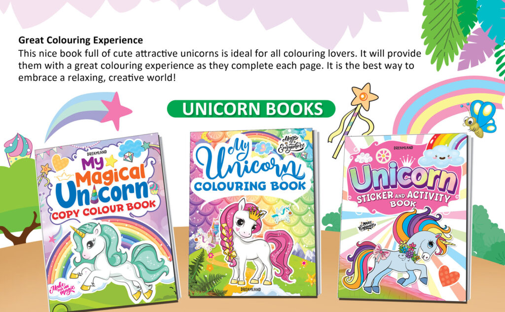 My Magical Unicorn Copy Colour Book