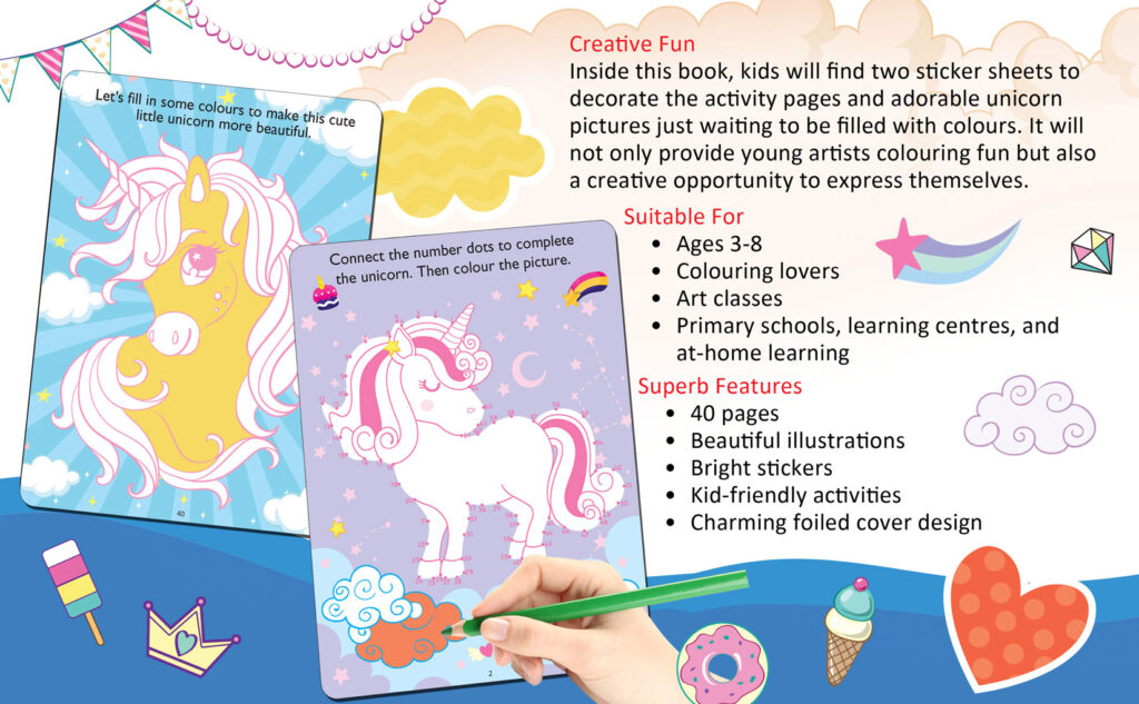 My Magical Unicorn Sticker and Activity Book