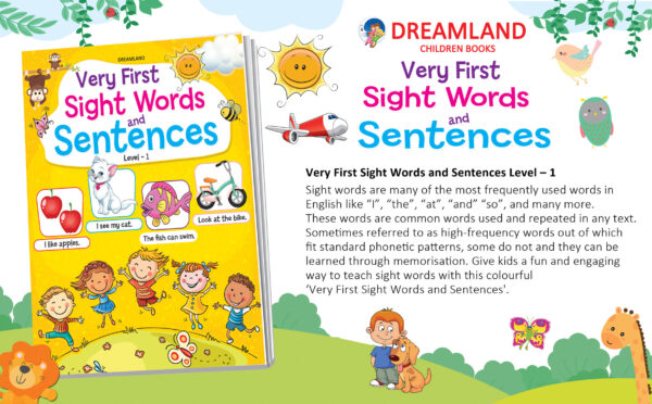 Very First Sight Words Sentences Level 1