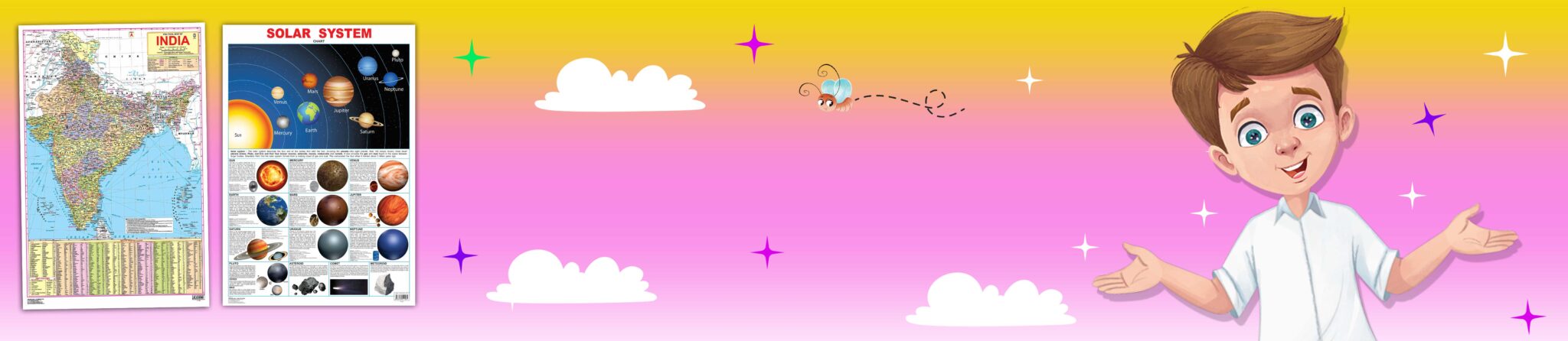 Primary School Educational Charts For Kids | Best Poster for Kids Education