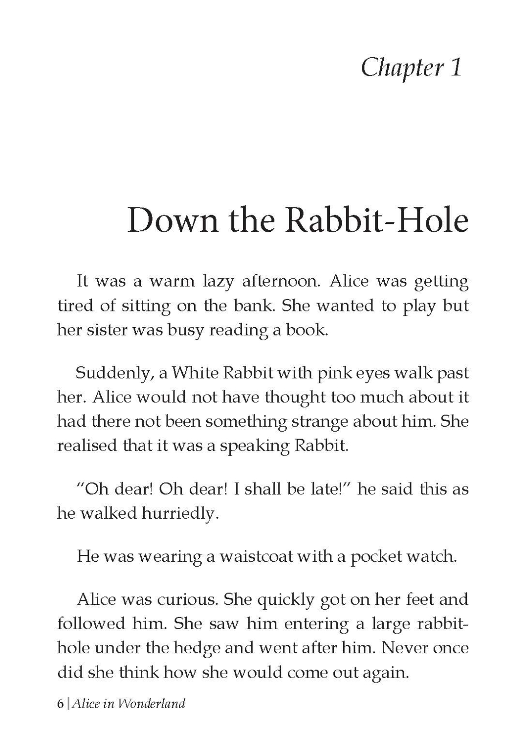 Alice in Wonderland - Illustrated Abridged Classics for Children with ...