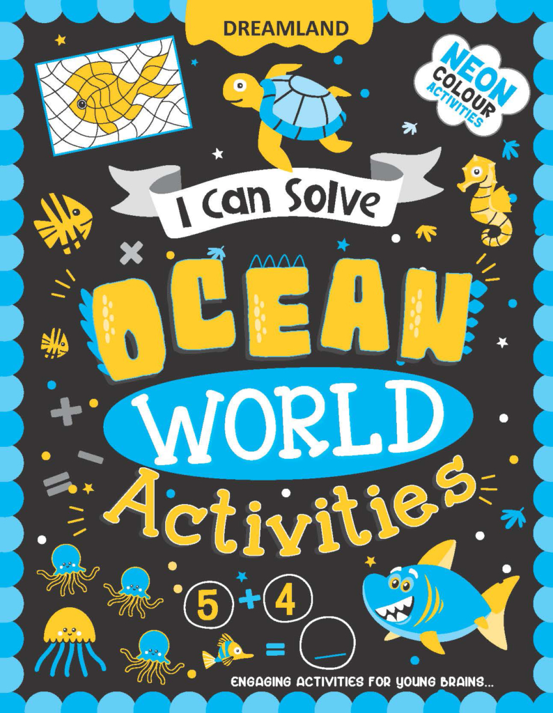 Ocean World Activities - I Can Solve Activity Book for Kids Age 4- 8 ...