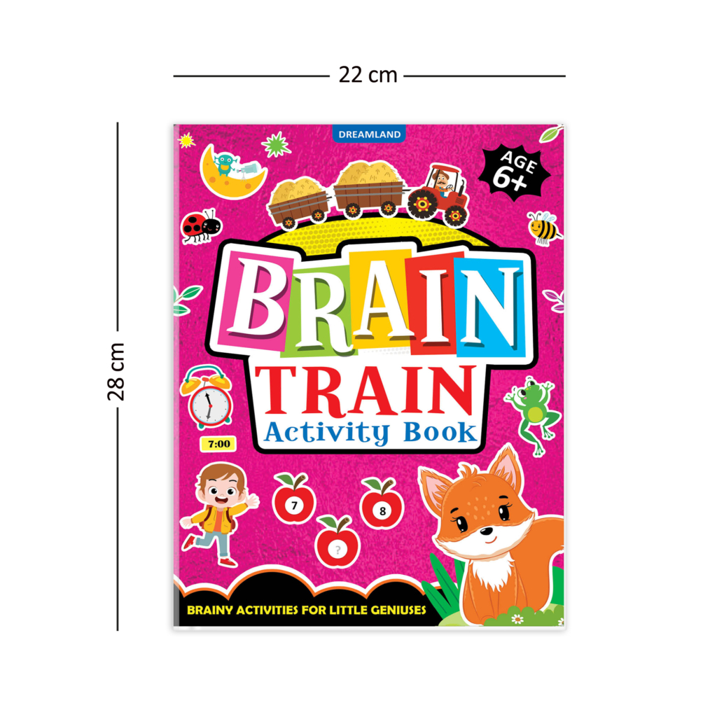 Brain Train Activity Books Pack- A Set of 4 Books - With Colouring ...