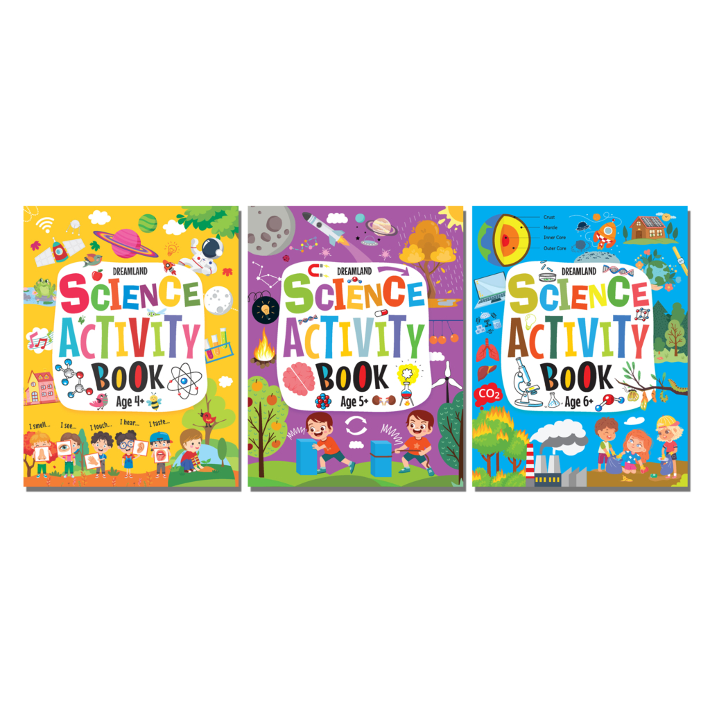 Science Activity Books Pack- A Set of 3 Books - Activity Book for children