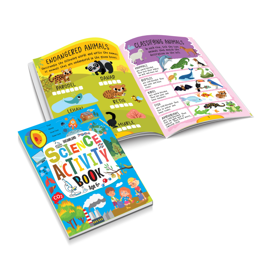 Science Activity Books Pack- A Set of 3 Books - Activity Book for children