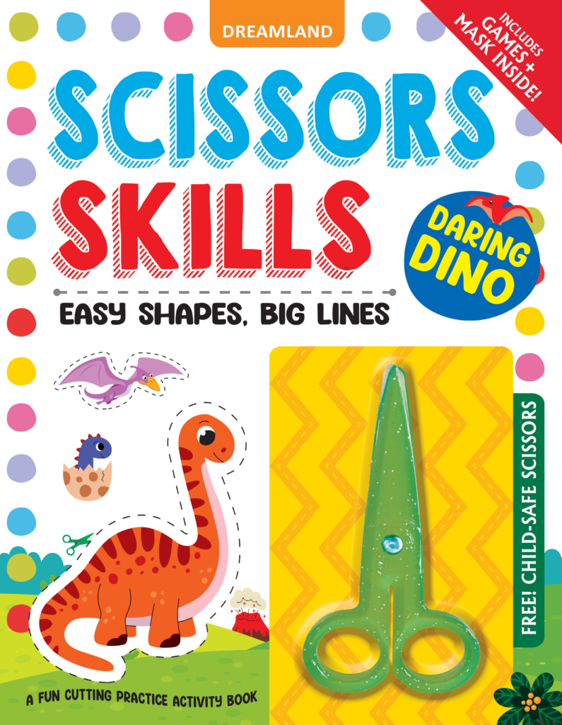 Daring Dino Scissors Skills Activity Book for Kids Age 4 - 7 years ...