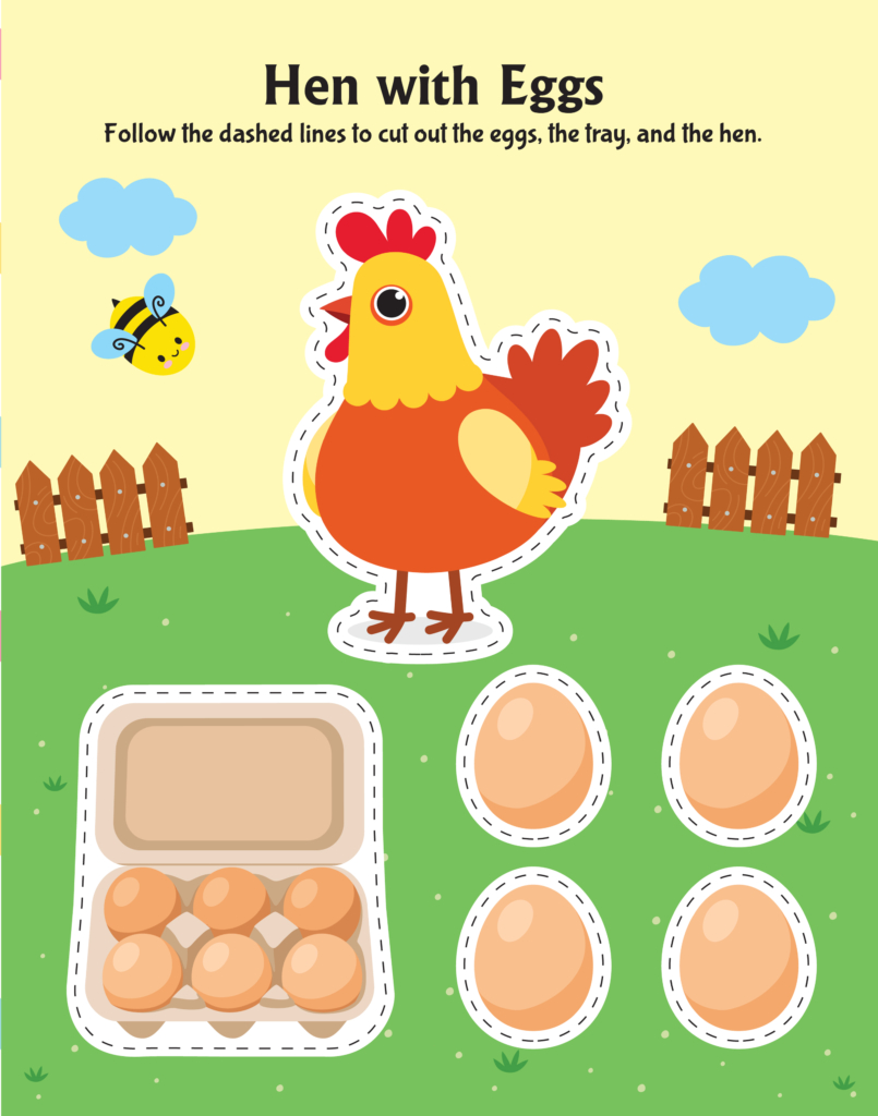 Animal Friends Scissors Skills Activity Book for Kids Age 4 - 7 years ...