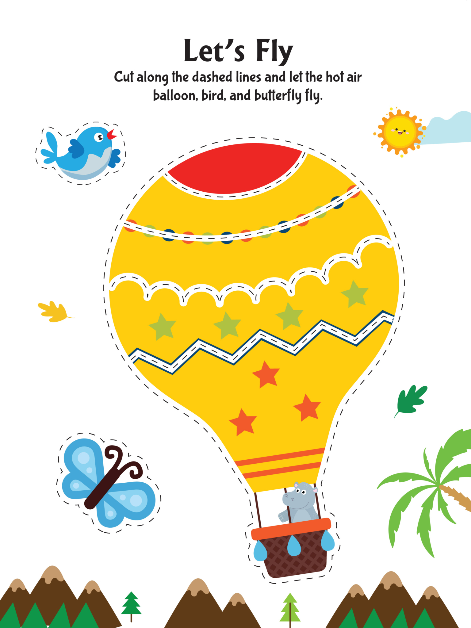 Ultimate Vehicles Scissors Skills Activity Book for Kids Age 4 - 7 ...